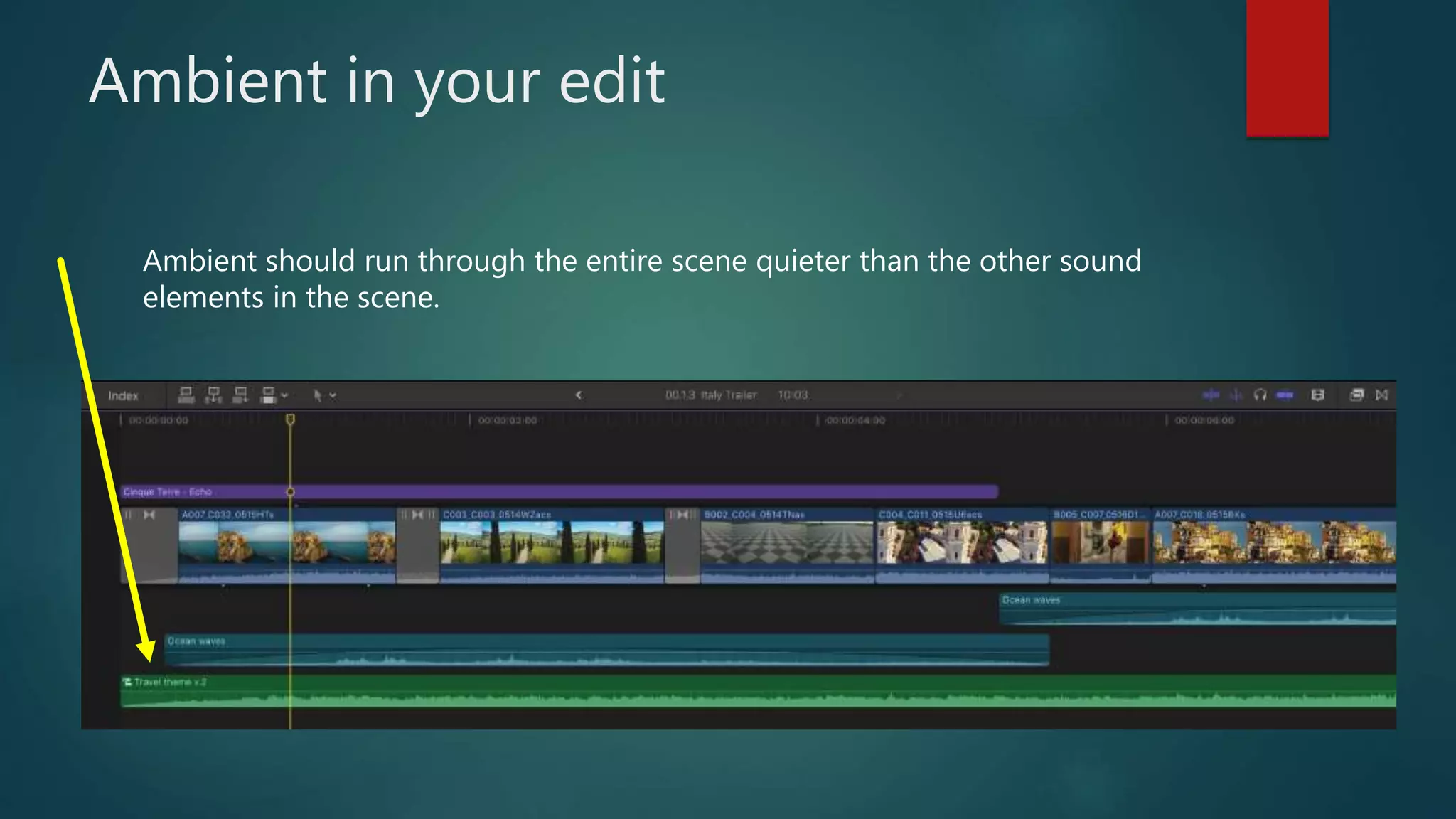 Short film - Basic Sound Design | PPTX