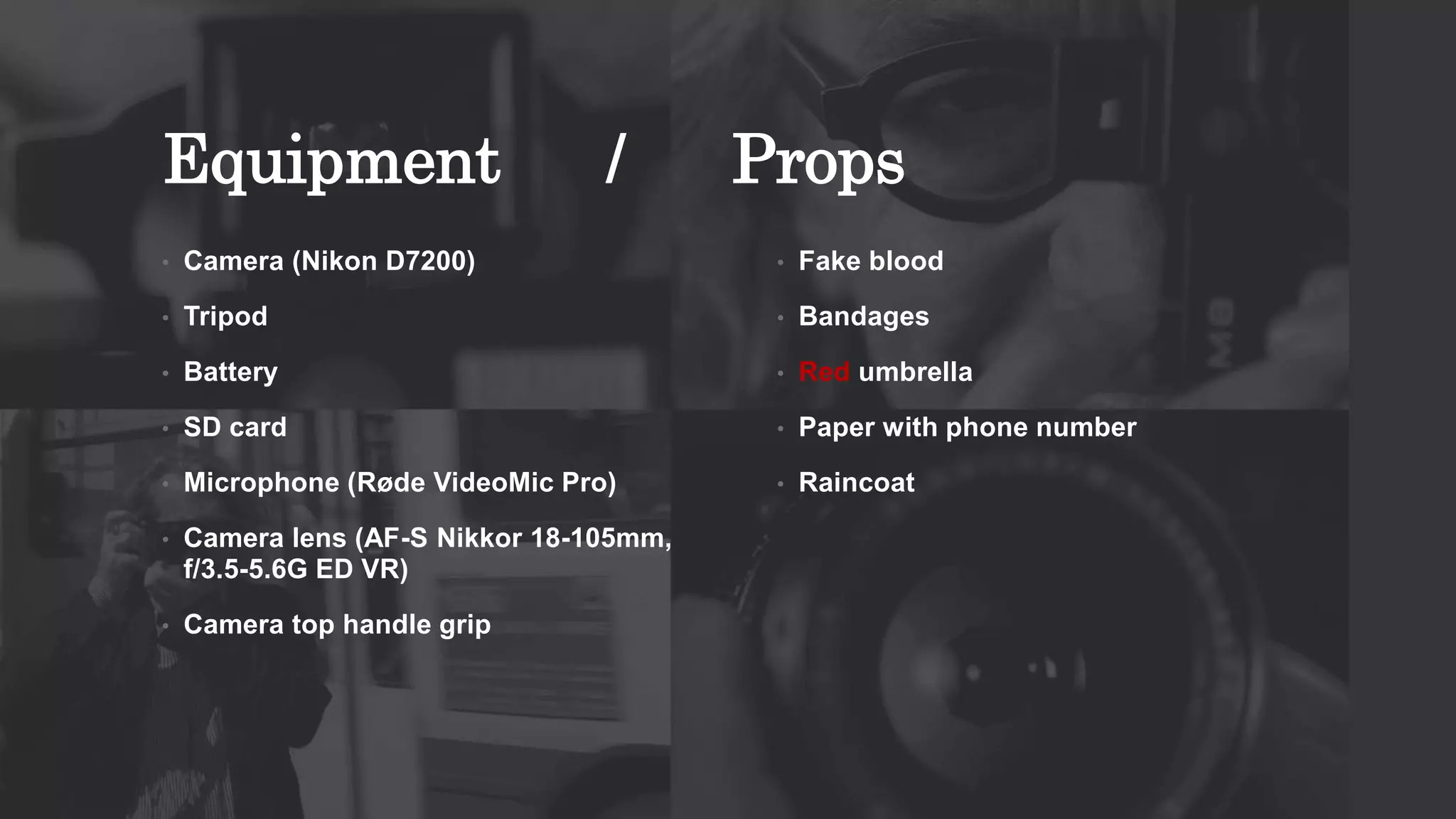 Short film - Technical Paperwork | PPT