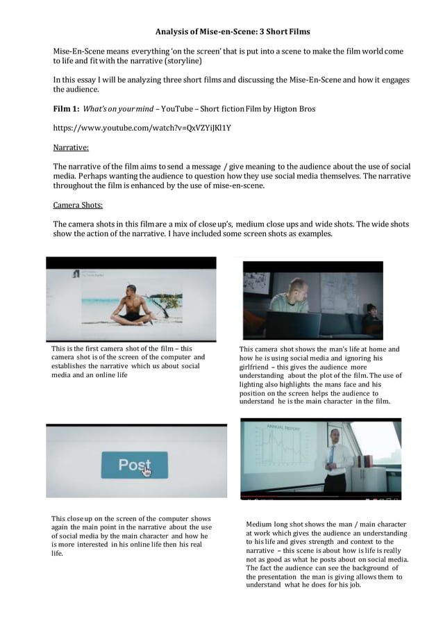 Whats On Your Mind - Short Film | PDF