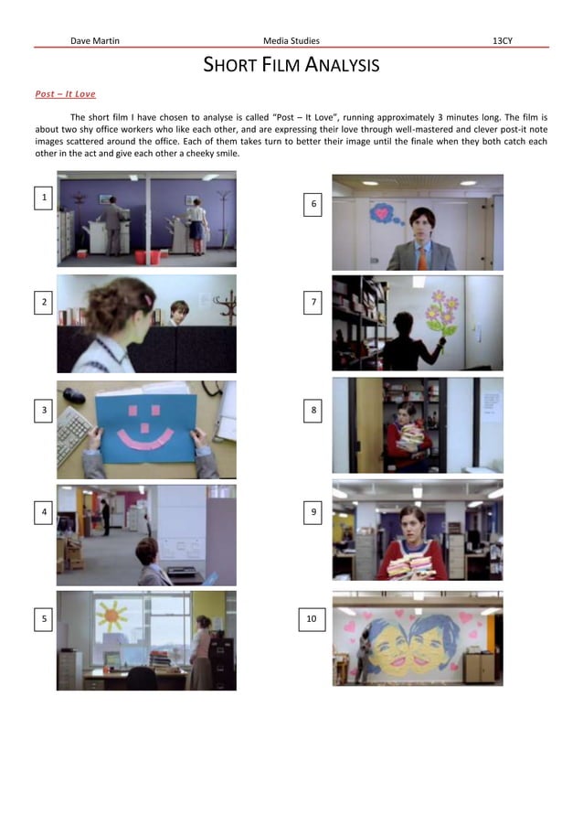 Short Film Analysis | PDF