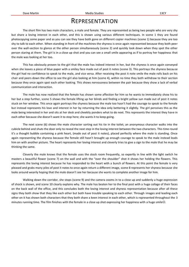 Short Film Analysis | PDF