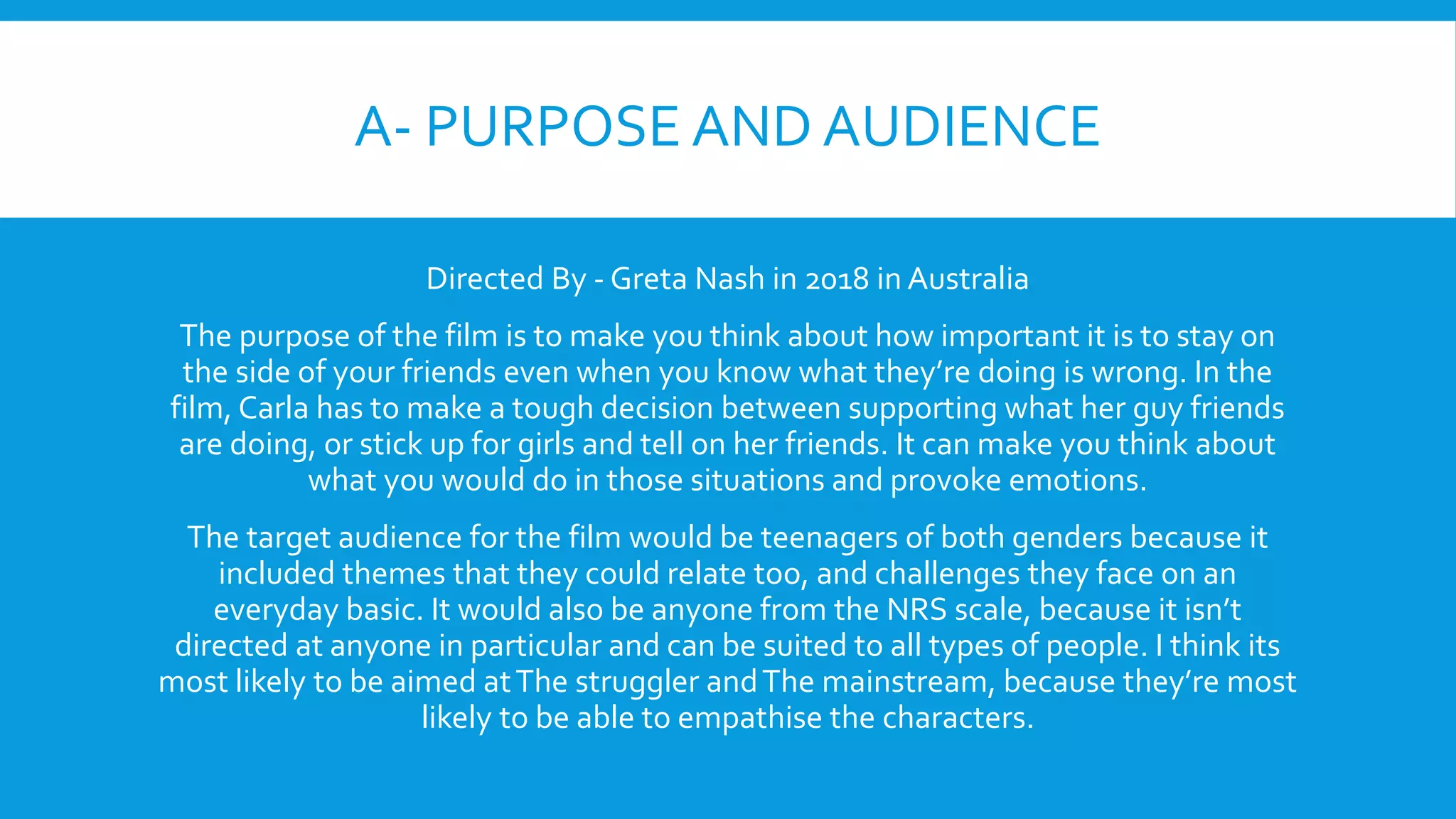 Short film analysis | PPT