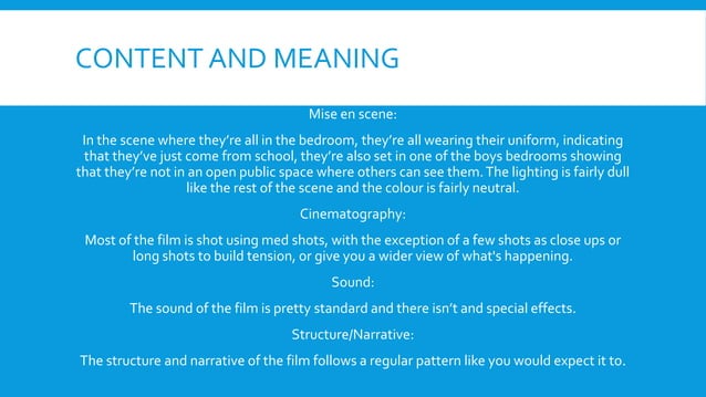 Short film analysis | PPT