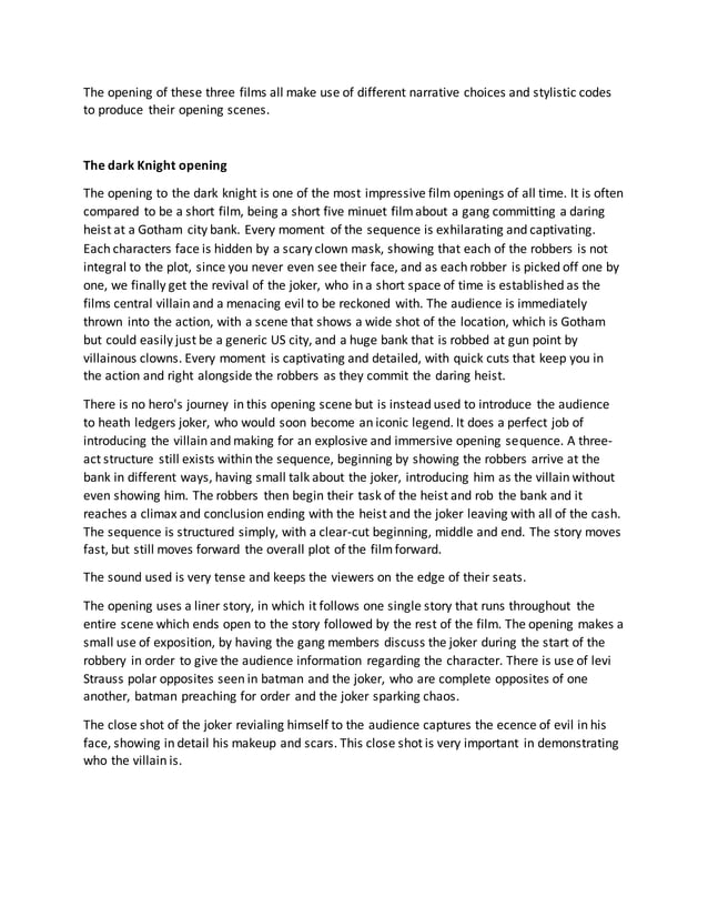 Short film analysis | PDF