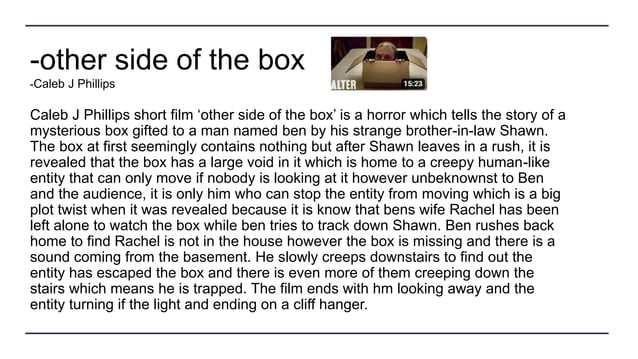 Short film analysis.pptxdddddddddddddddddddddddddddd | PPT