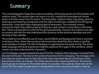 Short film analysis 1 | PPTX