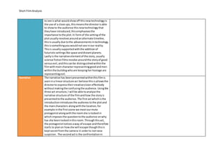 Short film analysis 3 | PPT