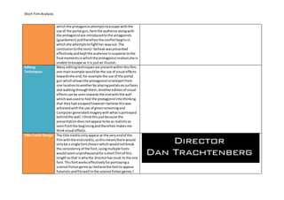 Short film analysis 3 | PPT