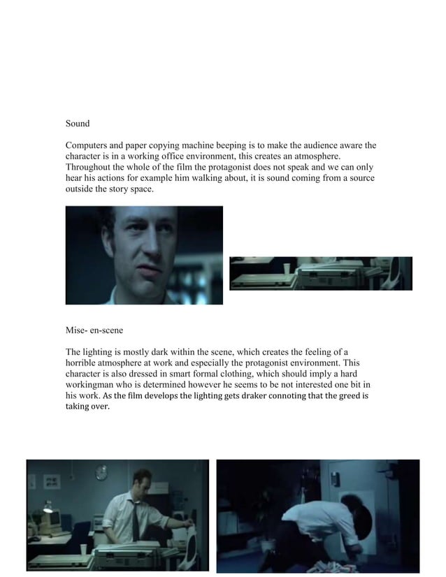 Short film analysis (black hole) | DOCX