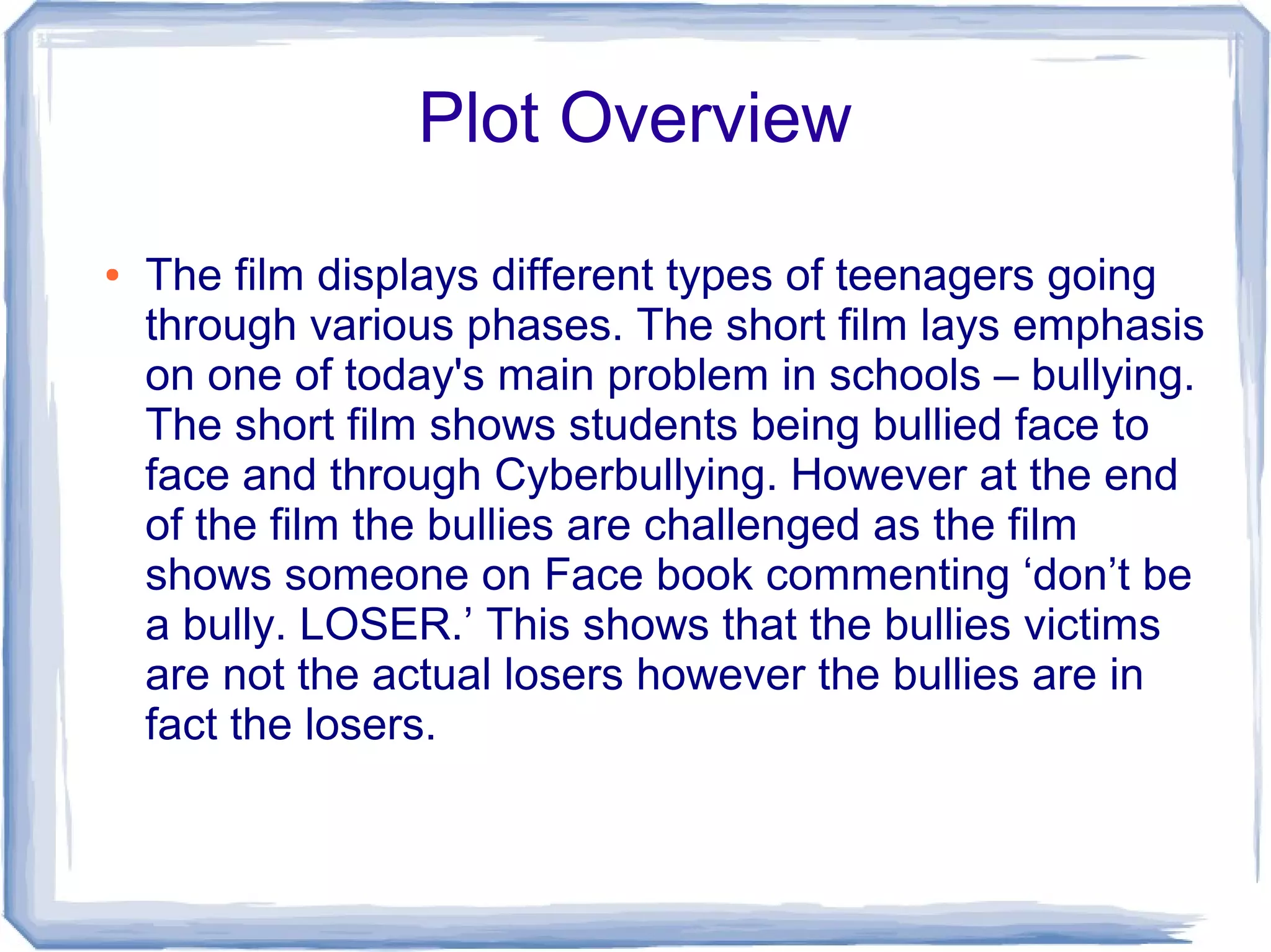 Short film analysis :LOSERS | ODP