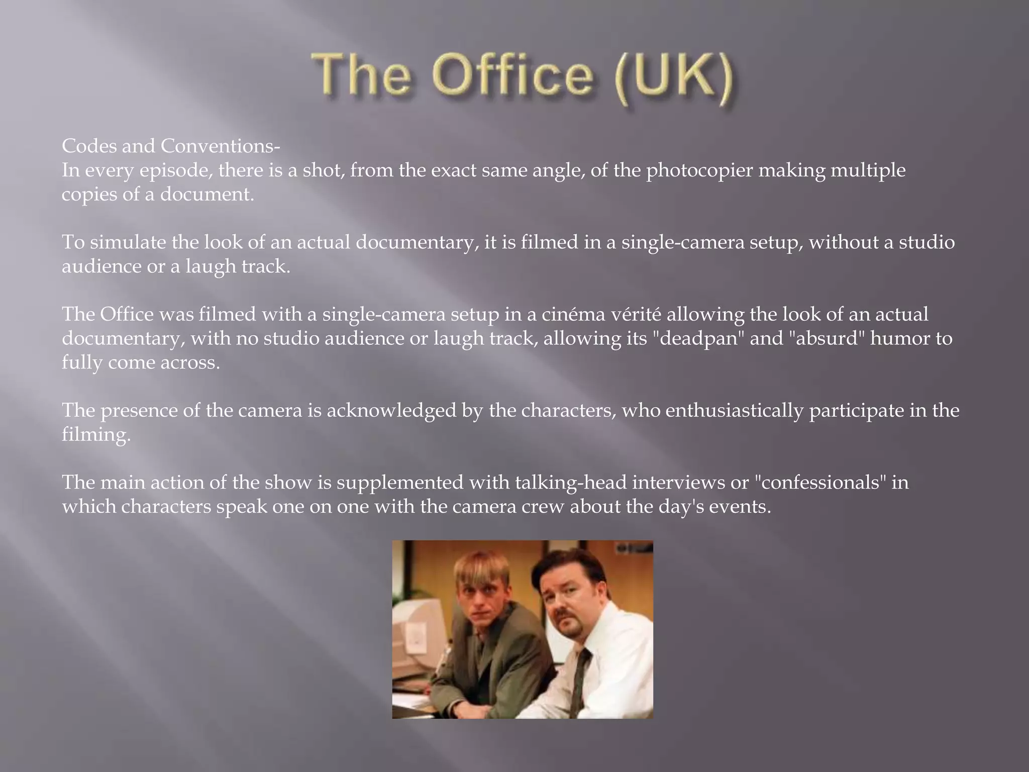 Short film and mockumentary genre codes and conventions | PPTX