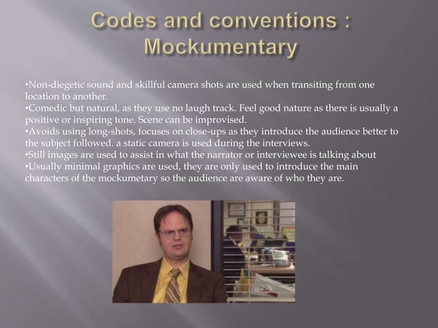 Short film and mockumentary genre codes and conventions | PPTX