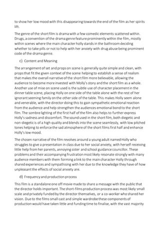 Short film case study | DOCX