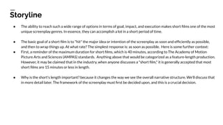 Short Film Codes And Conventions.pppppdf | PDF
