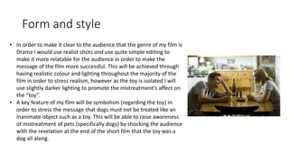 Short film idea 1 - empty | PPT