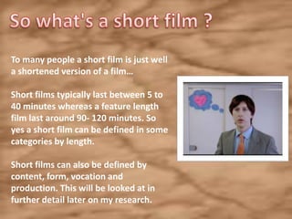Short film introduction | PPT