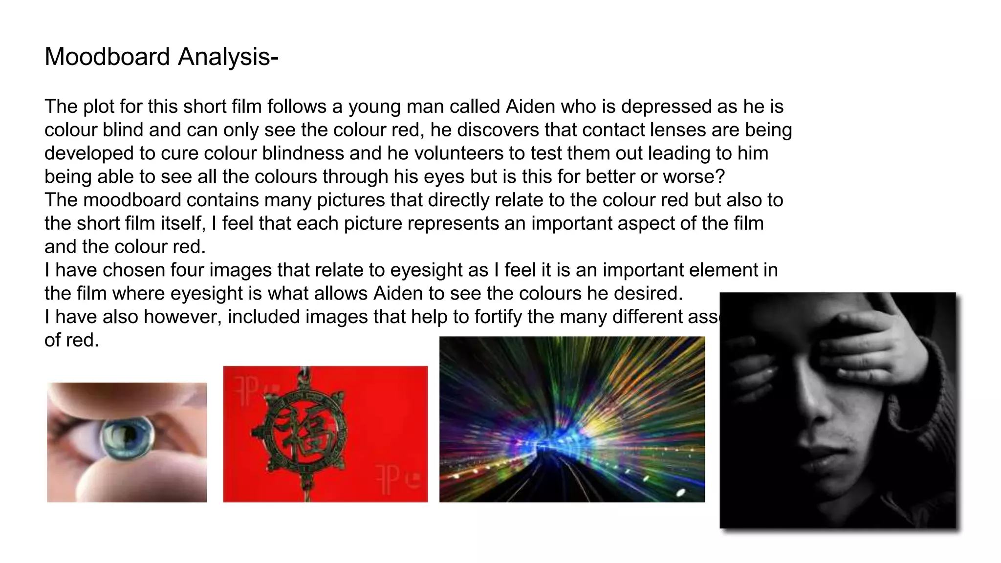 Short film Moodboard | PPTX