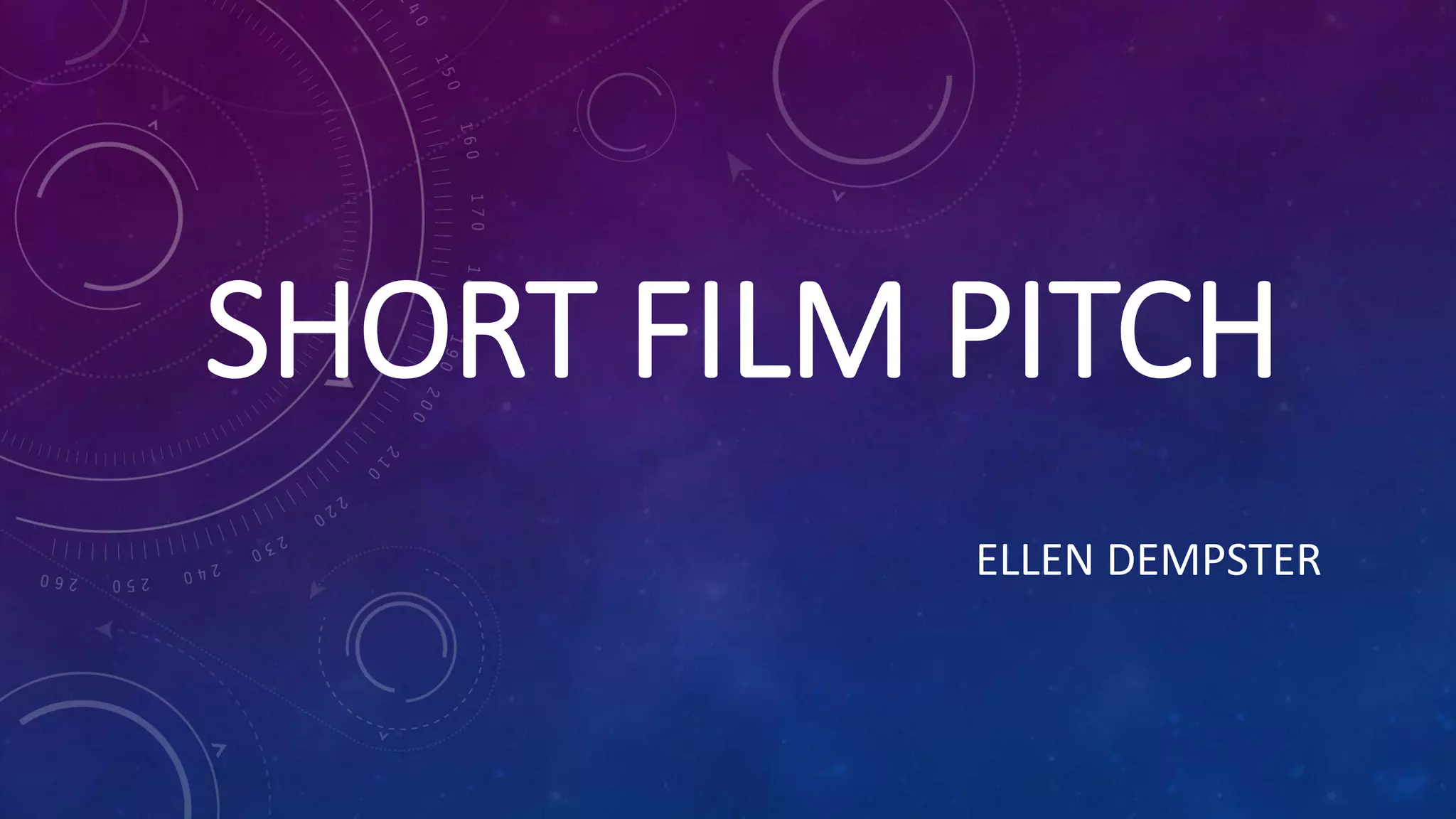 Short film pitch | PPT