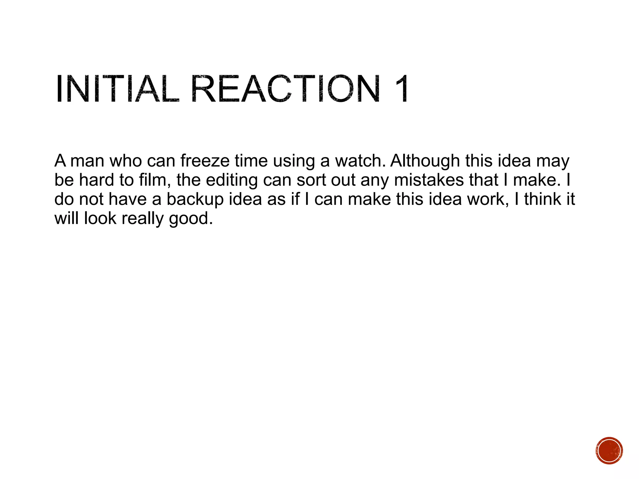 Short film plan | PPTX