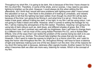 Short film planning and pre production | PPT