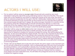 Short film planning notes | PPT