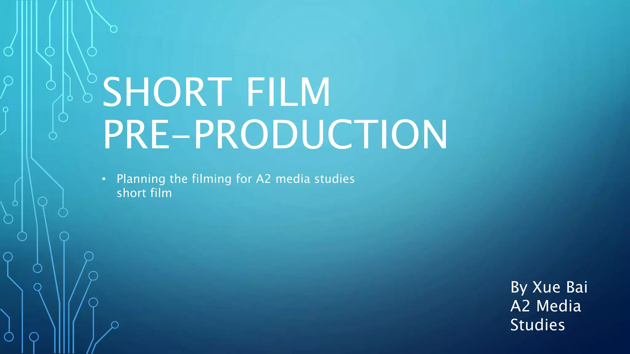 Short Film Pre-production | PPTX