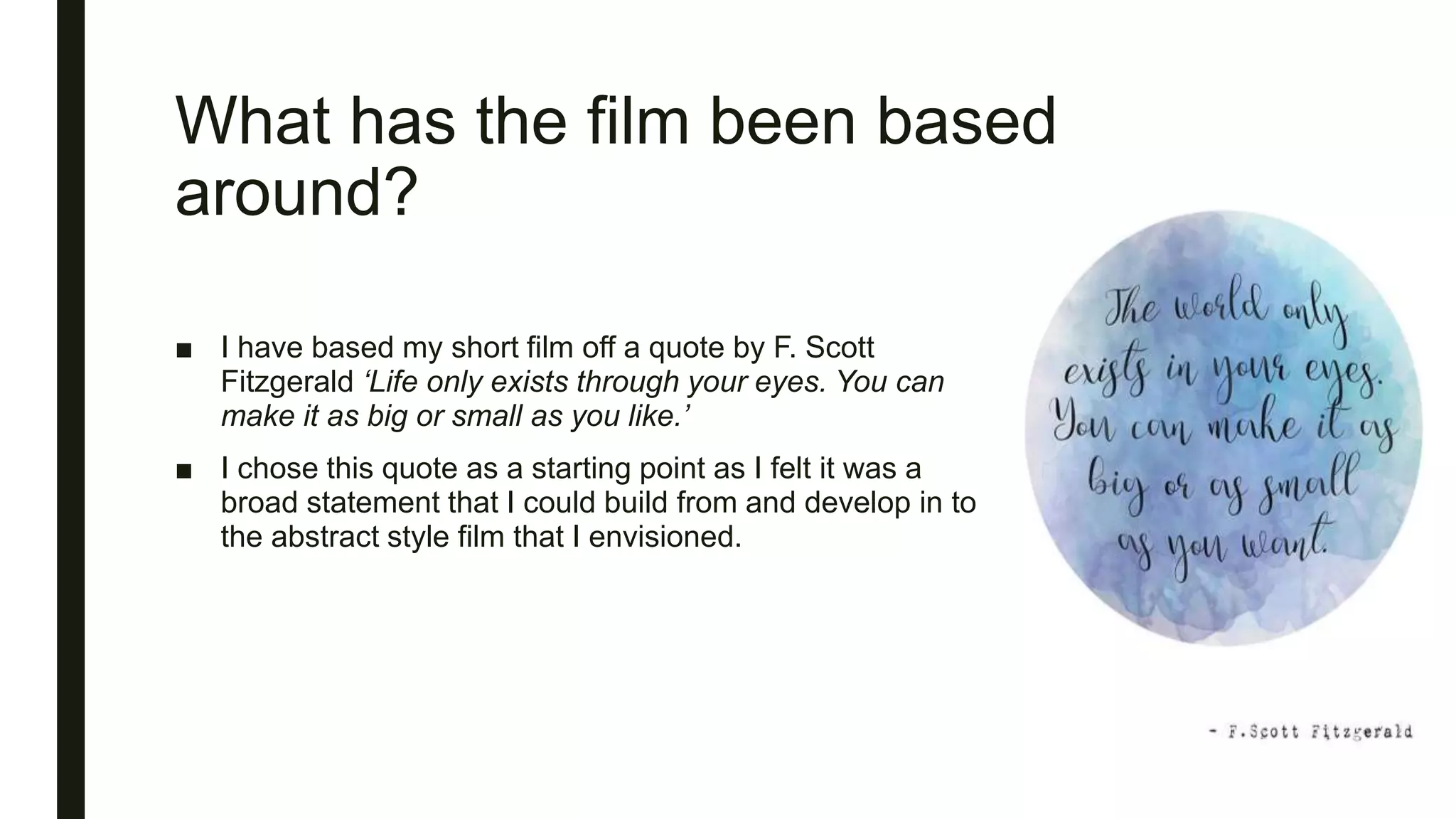 Short film premise | PPT