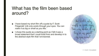 Short film premise | PPT