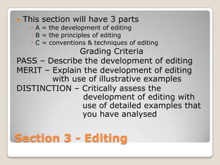 Short film production Section 3 | PPTX | Screenwriting | Content Production