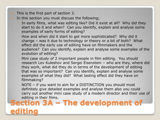 Short film production Section 3 | PPTX | Screenwriting | Content Production