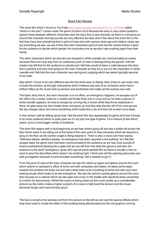My Short Film Review | DOCX