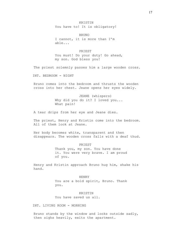 Film Screenplay Example