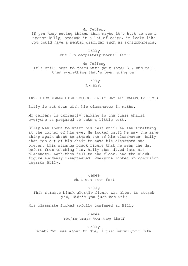 Short film script | PDF