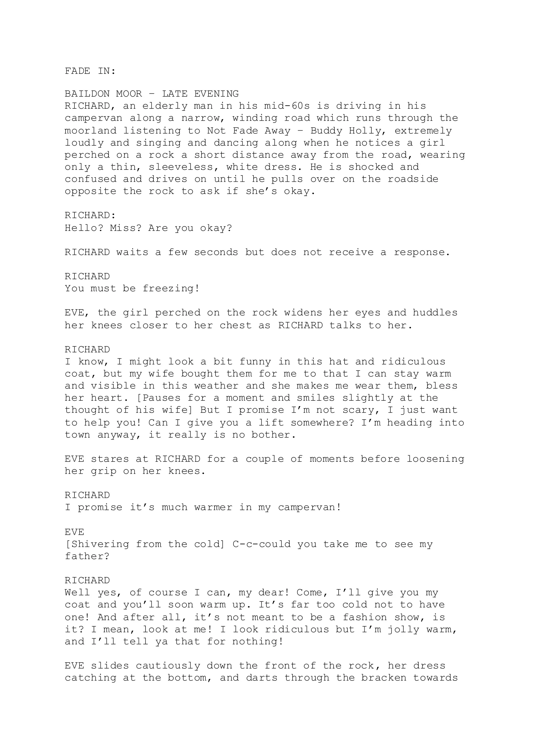 Short Film Script | PDF