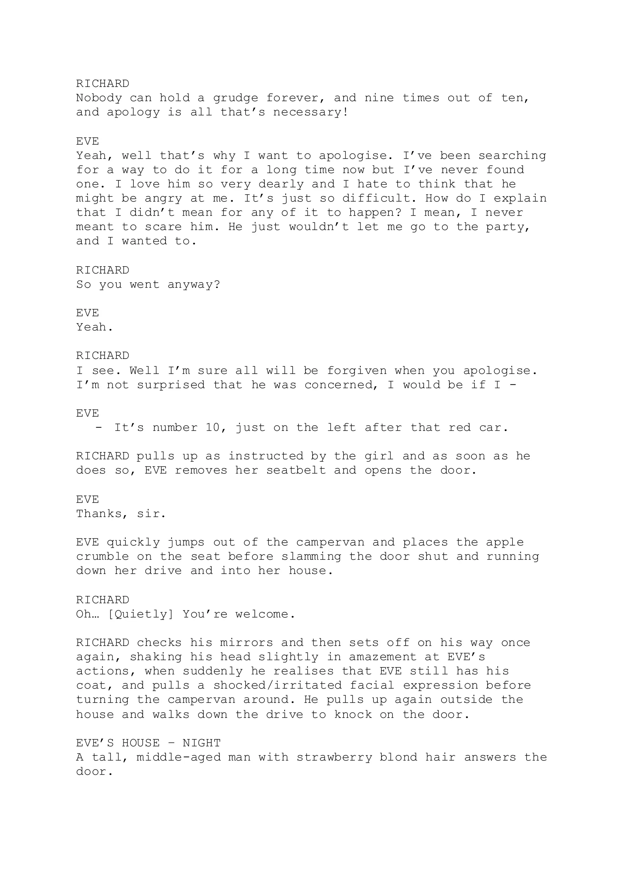 Short Film Script | PDF