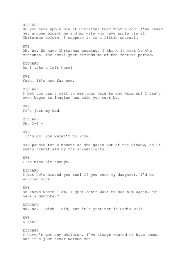 Short Film Script | PDF