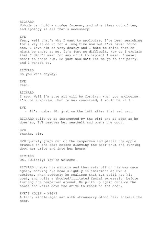 Short Film Script | PDF