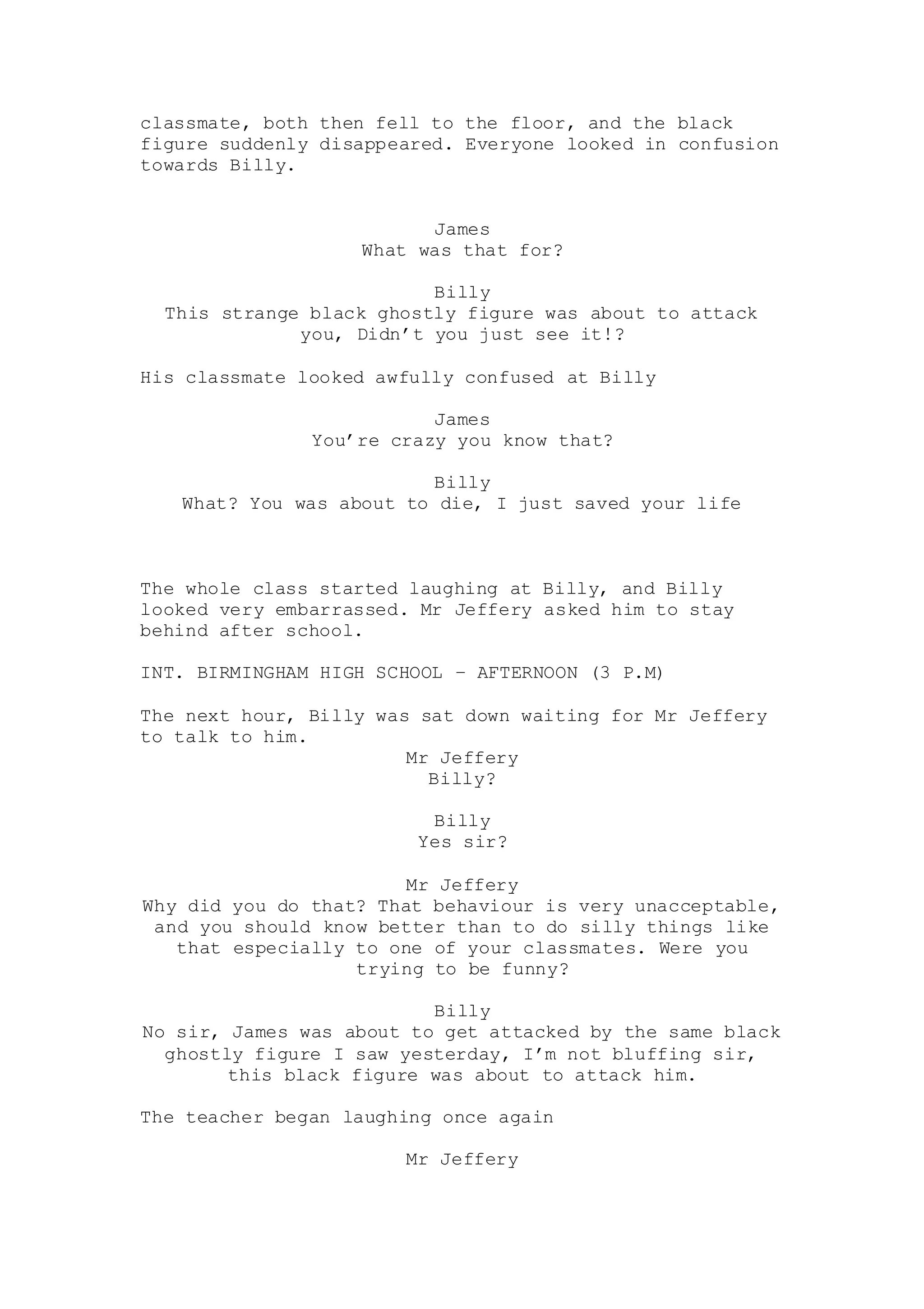 Short film script | DOCX