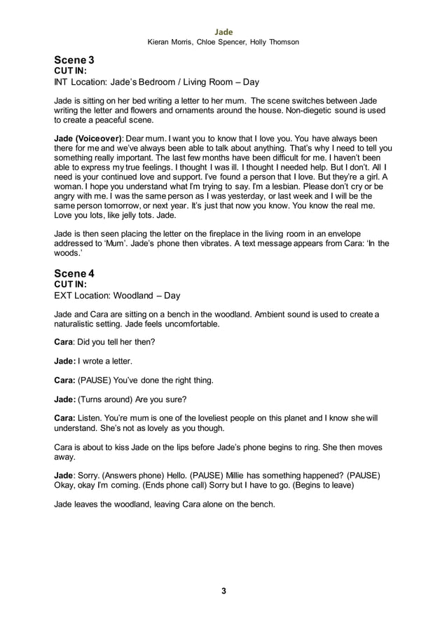 Short film script | PDF