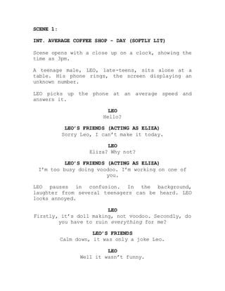 Short Film Script Idea | PDF