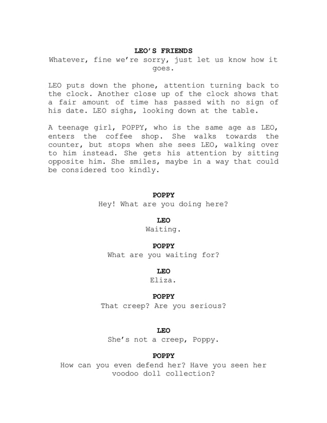 Short Film Script Idea | PDF