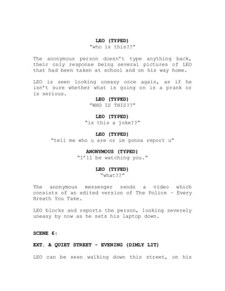 Updated Short Film Script