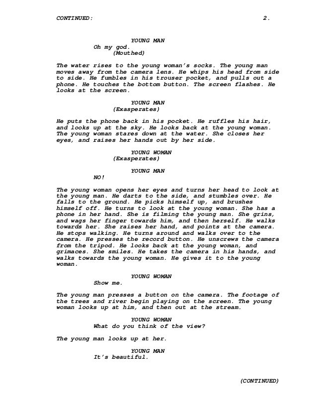 Short Film Script 3rd Draft