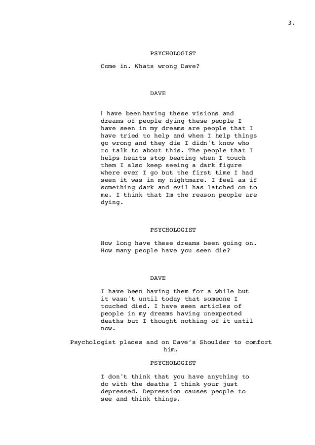 Short film script pdf updated