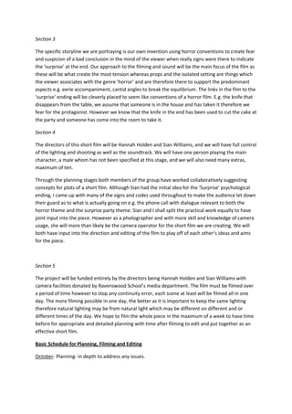 Short Film Treatment (The Set-Up) | DOCX