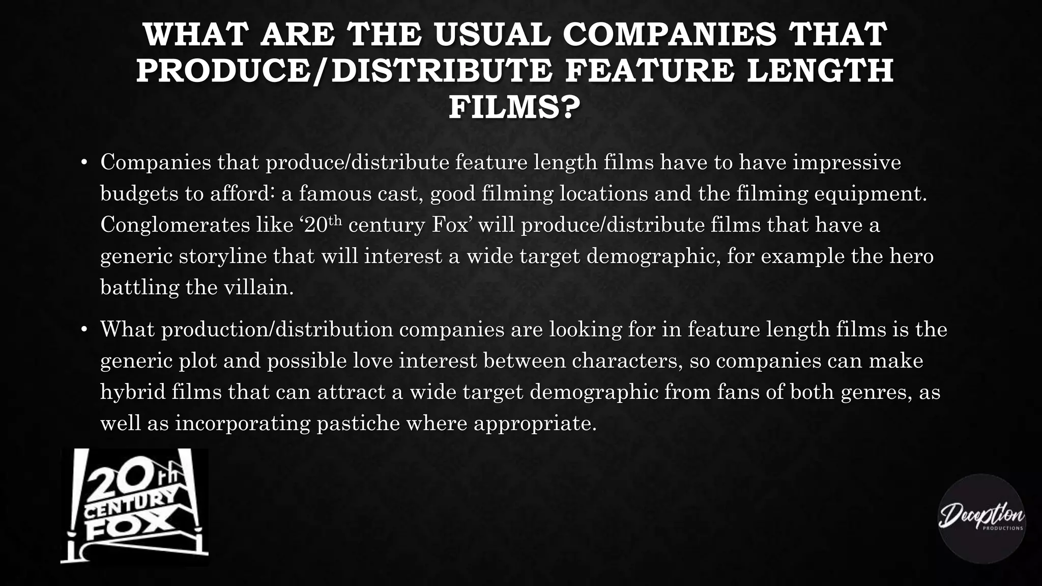Short film vs feature length film | PPTX
