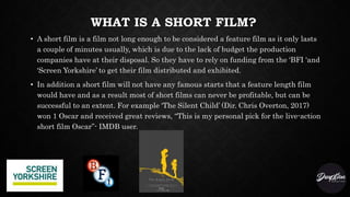 Short film vs feature length film | PPT
