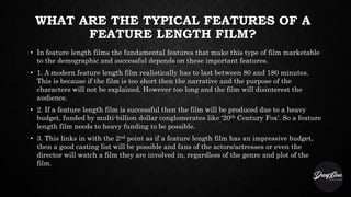 Short film vs feature length film | PPT