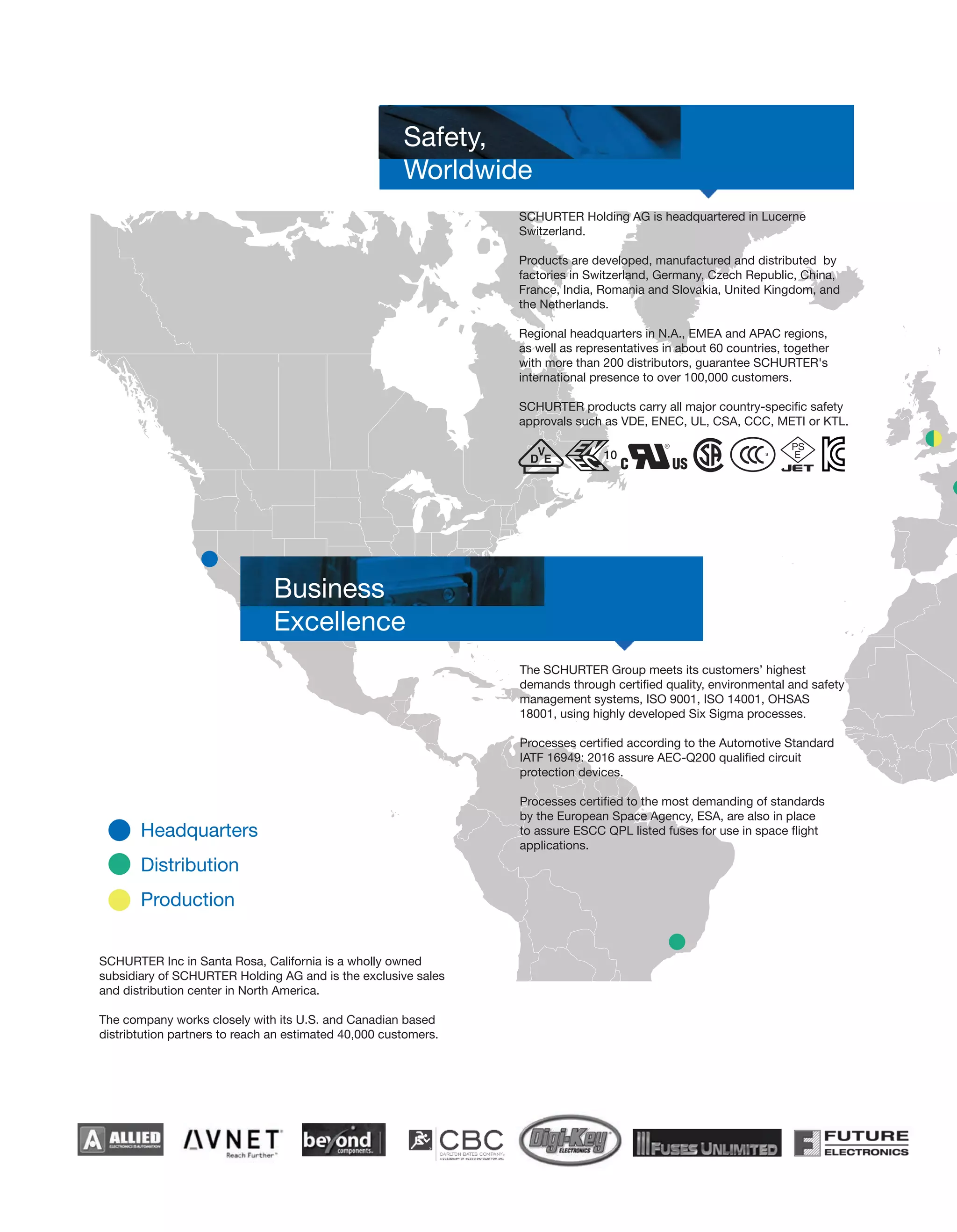Schurter Electronics short form catalogue | PDF
