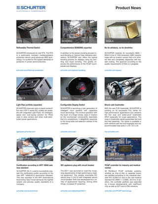 Schurter Electronics short form catalogue | PDF